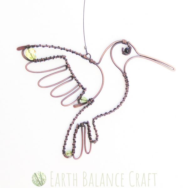 Hummingbird Sculpture | Earth Balance Craft