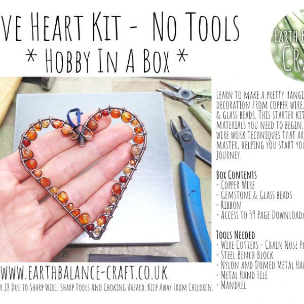 Love Heart Kit No Tools | Earth Balance Craft