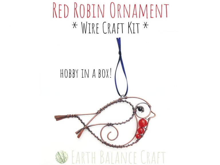 Wire Bird Kit No Tools | Learn to make a robin red breast