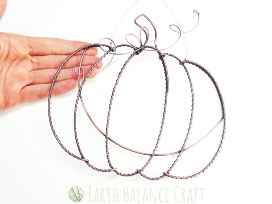 Pumpkin Wall Hanging | Wire Autumn Home Decor