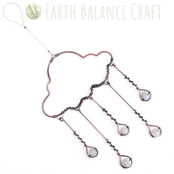 Gemstone Rain Cloud Decoration | Earth Balance Craft