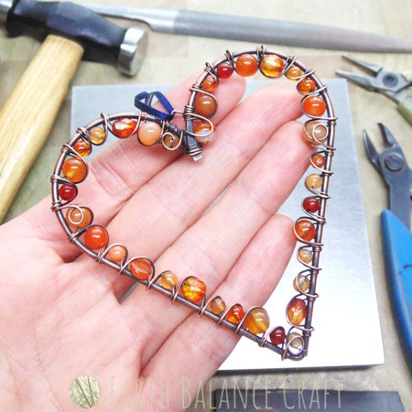 Love Heart Decoration Tutorial | Beginner Wire Work Project