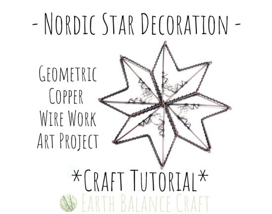 Scandi Inspired Star Decoration | Earth Balance Craft