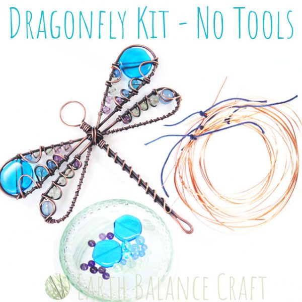 Dragonfly Kit No Tools | Craft Supplies & PDF Tutorial